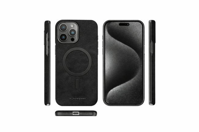 Classic Leather Vintage Magnetic Mag-Safe Case – iPhone